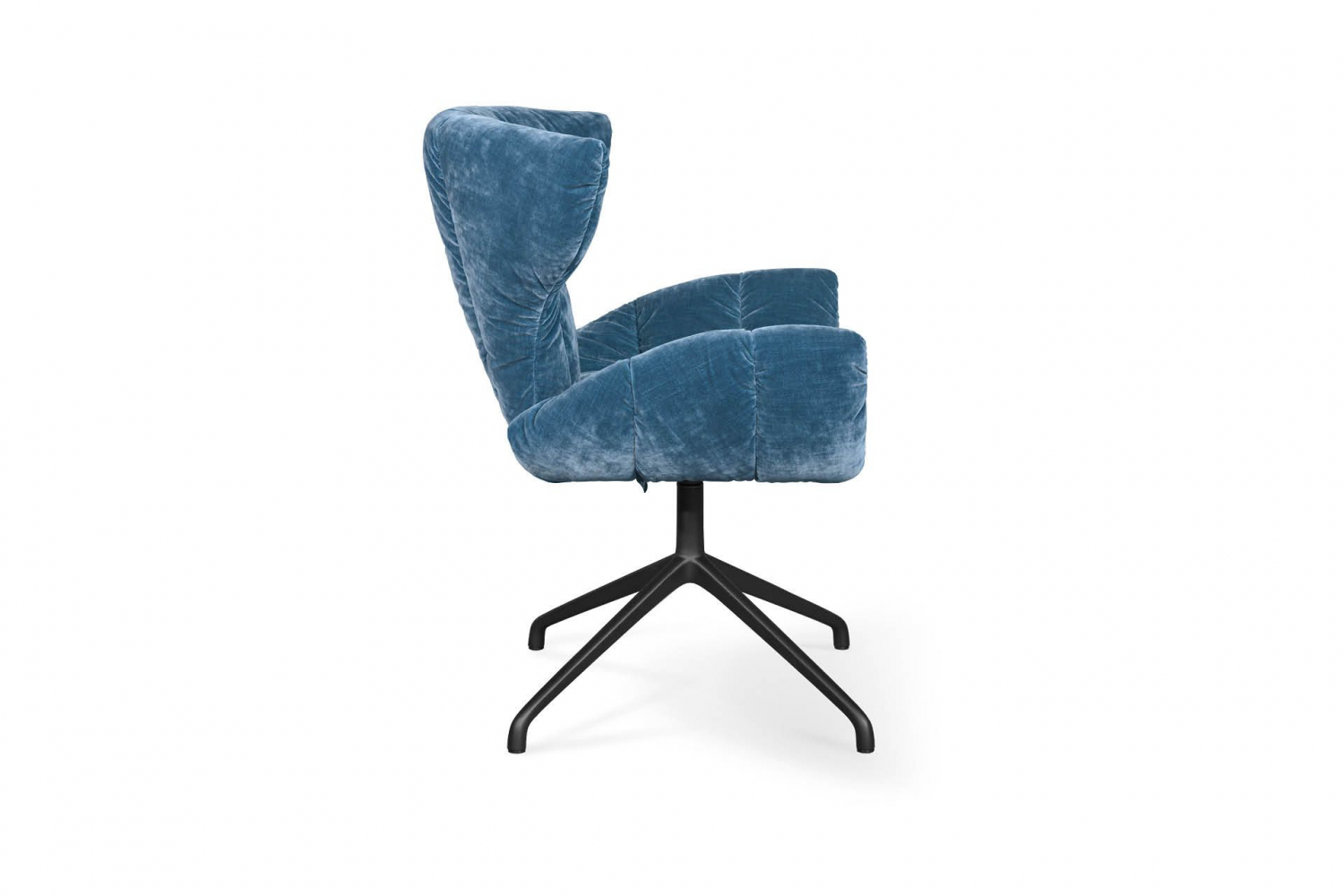 CASSIA - Stuhlsessel B156 (powder grey matt schwarz) - BRETZSHOP